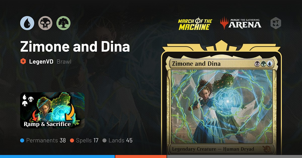 Brawl Zimone and Dina Deck by LegenVD • MTG Arena Decks