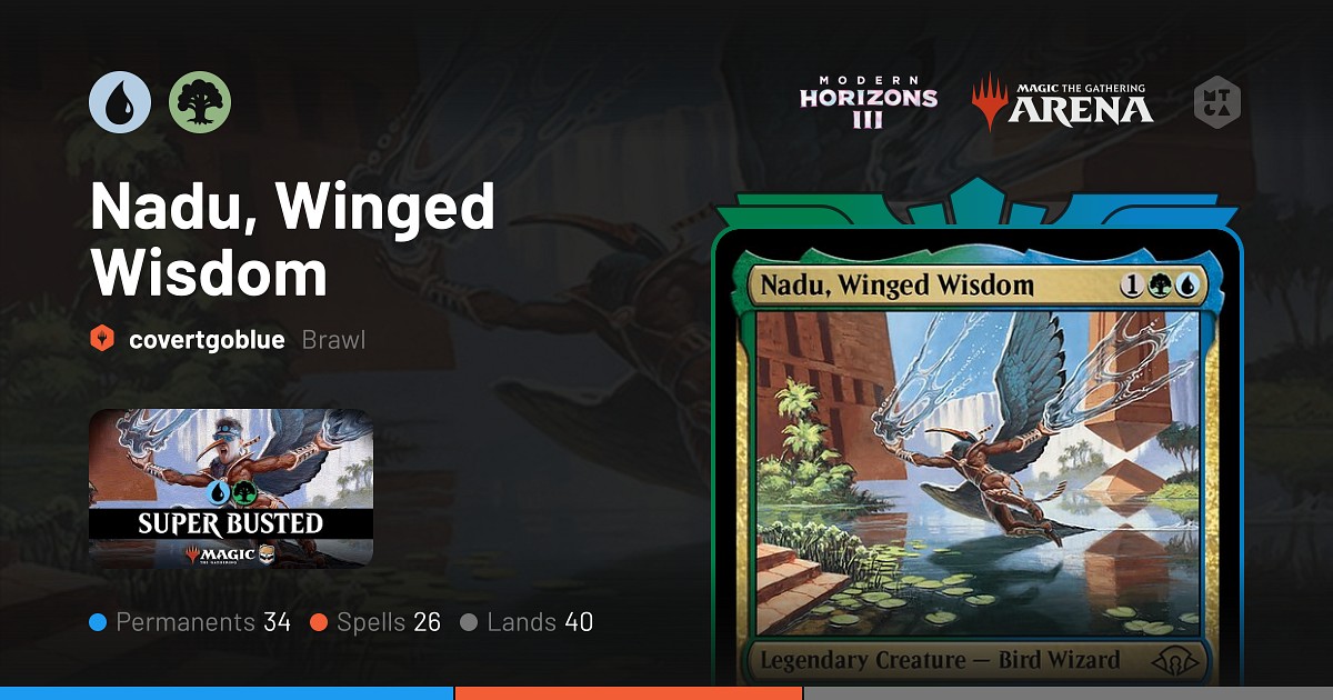 Brawl Nadu, Winged Wisdom Deck by covertgoblue • MTG Arena Decks