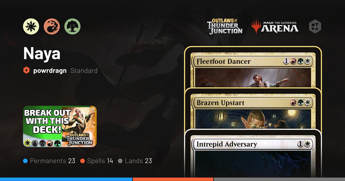Standard Naya Deck by powrdragn • MTG Arena Decks