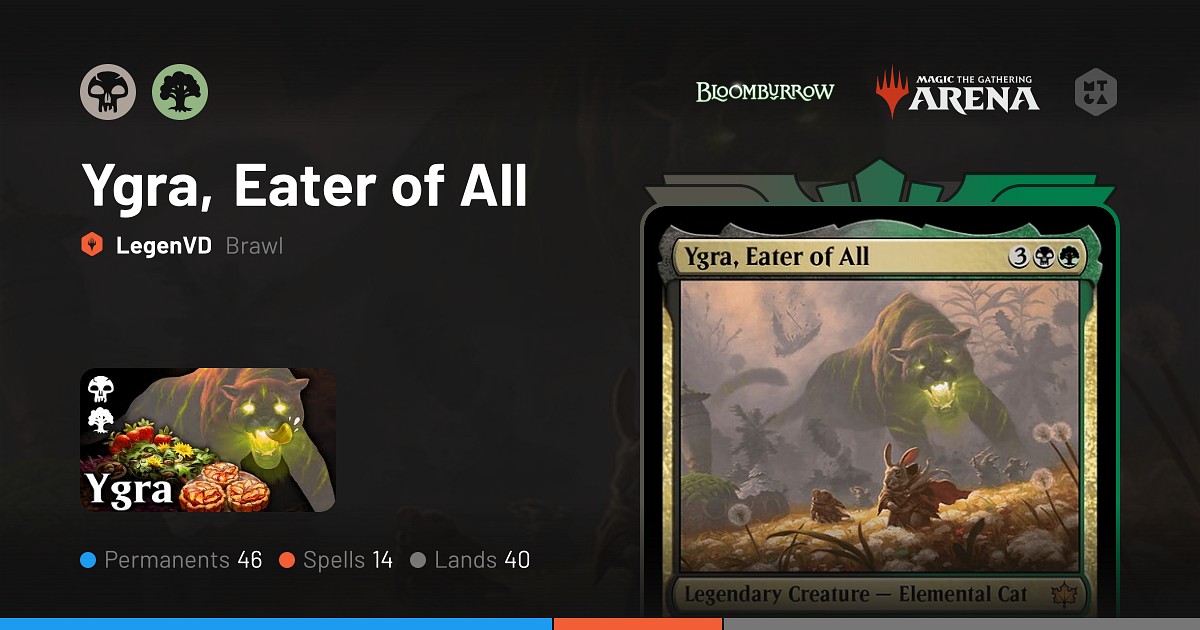 Brawl Ygra, Eater of All Deck by LegenVD • MTG Arena Decks