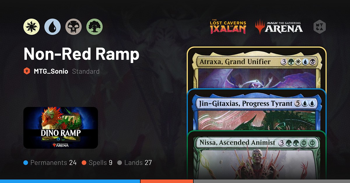 Standard Non-Red Ramp Deck by MTG_Sonio • MTG Arena Decks