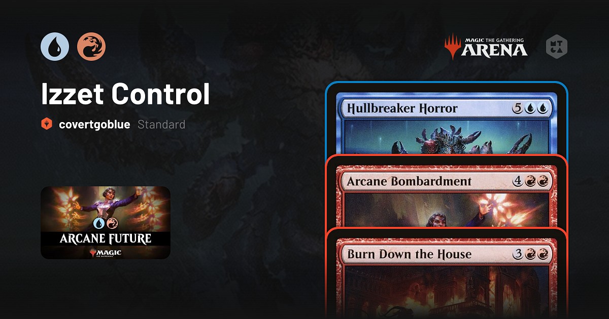 Standard Izzet Control Deck by covertgoblue • MTG Arena Decks