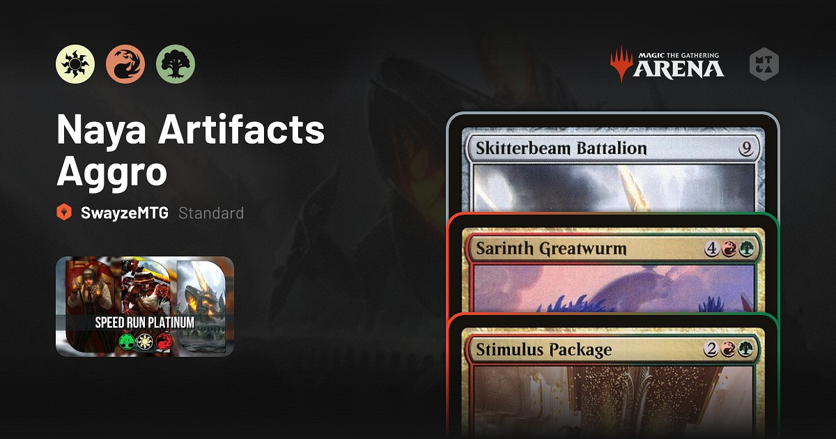Standard Naya Artifacts Aggro Deck by SwayzeMTG • MTG Arena Decks