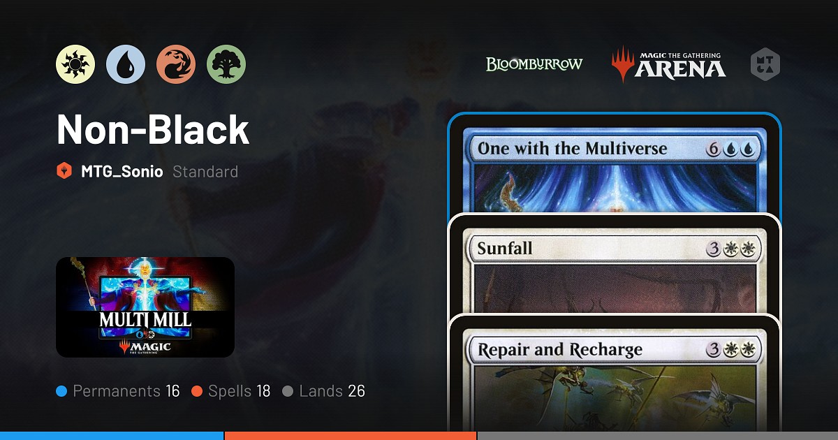 Standard Non-Black Deck by MTG_Sonio • MTG Arena Decks