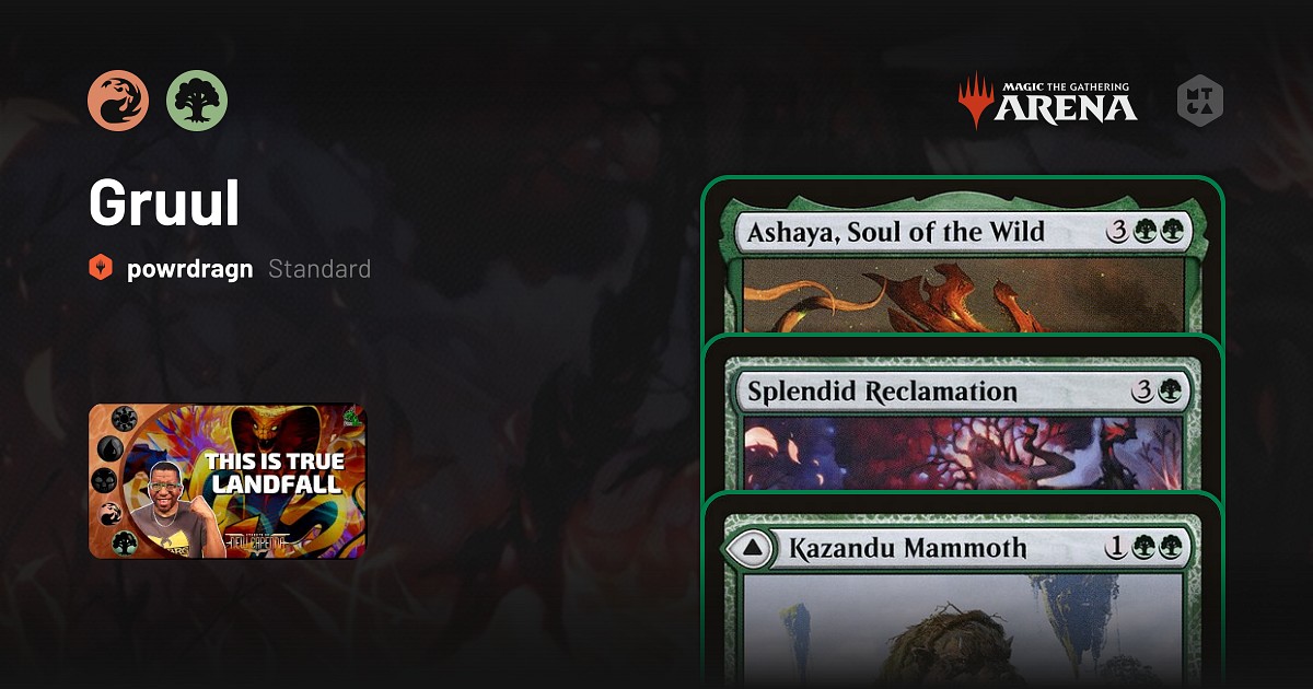 Standard Gruul Deck by powrdragn • MTG Arena Decks