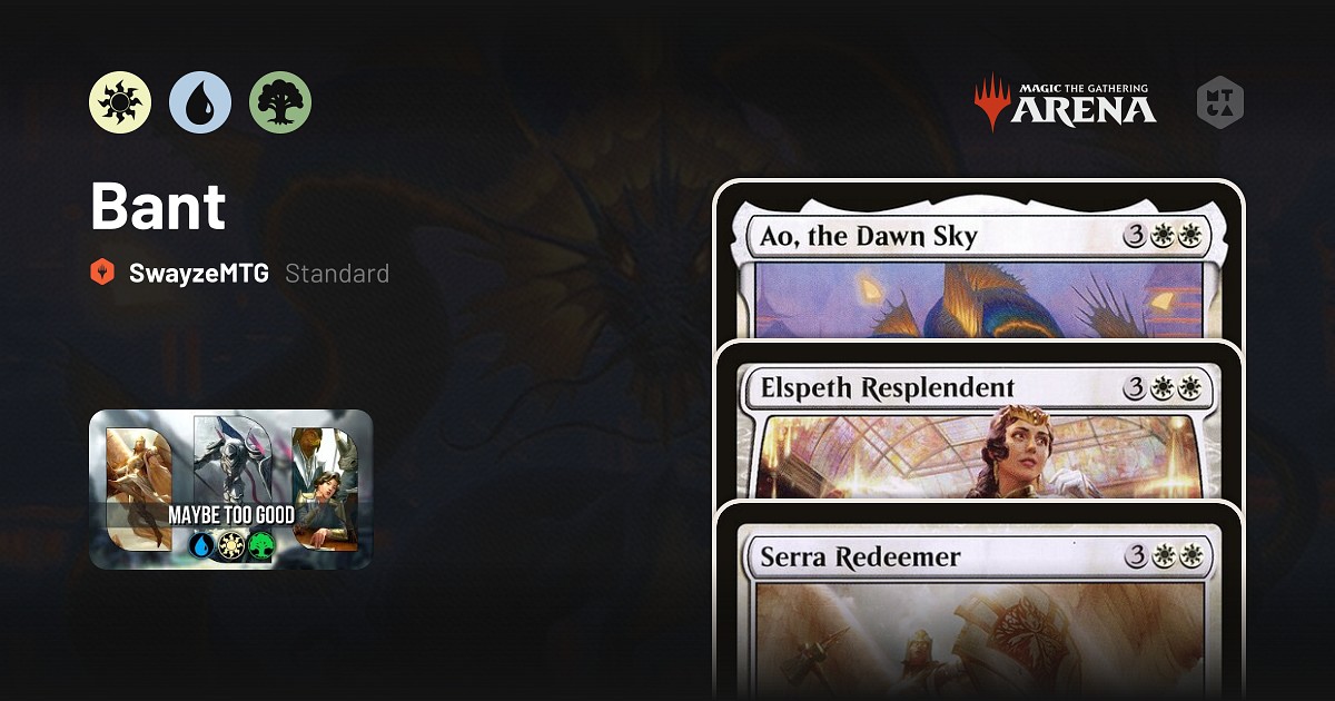 Standard Bant Deck by SwayzeMTG • MTG Arena Decks