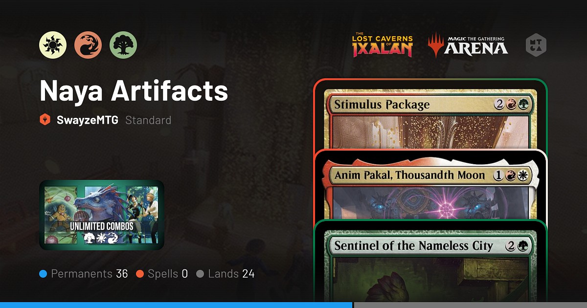 Standard Naya Artifacts Deck by SwayzeMTG • MTG Arena Decks