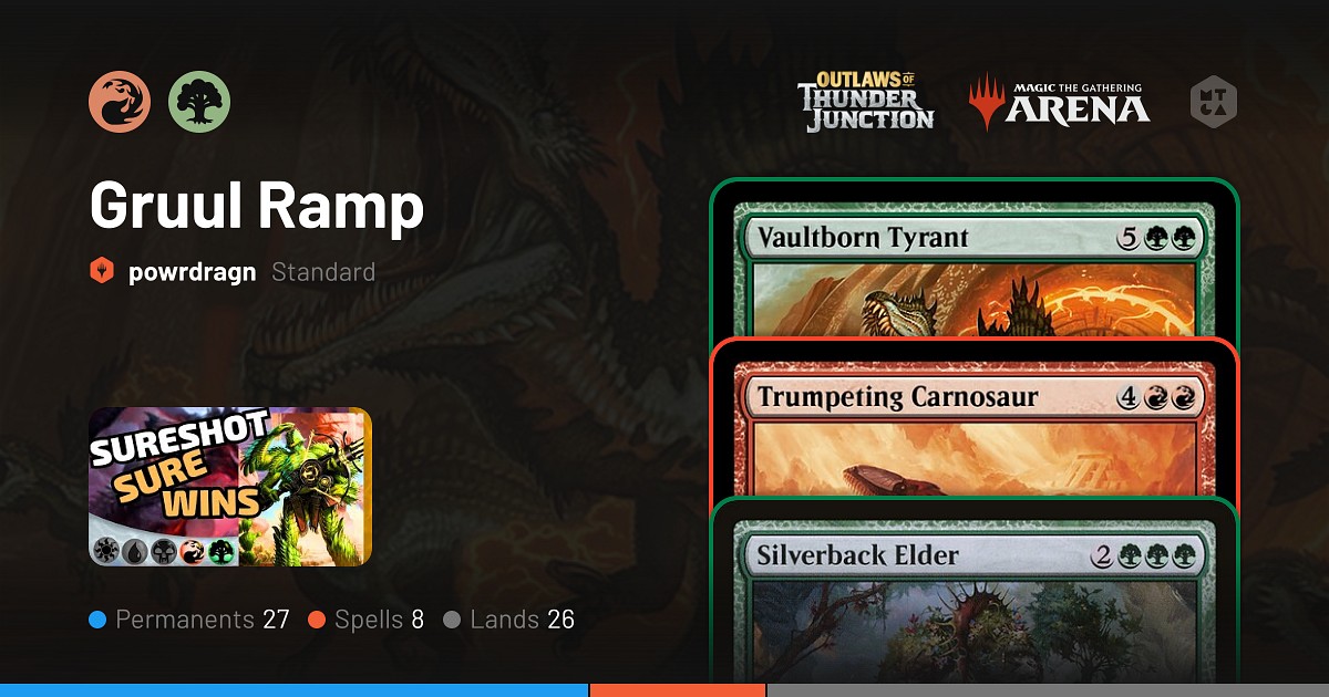 Standard Gruul Ramp Deck by powrdragn • MTG Arena Decks