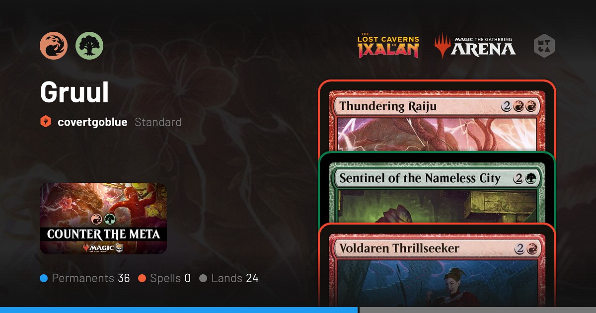 Standard Gruul Deck by covertgoblue • MTG Arena Decks