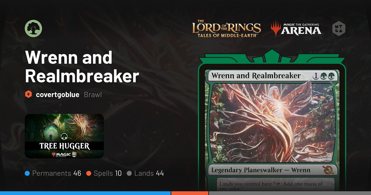 Brawl Wrenn and Realmbreaker Deck by covertgoblue • MTG Arena Decks