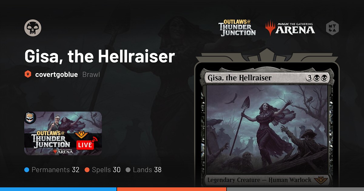 Brawl Gisa, the Hellraiser Deck by covertgoblue • MTG Arena Decks