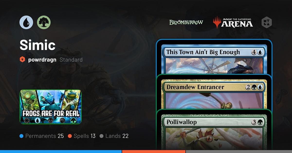 Standard Simic Deck by powrdragn • MTG Arena Decks