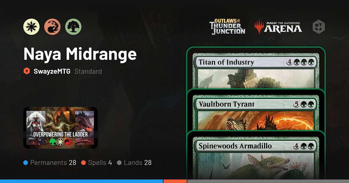 Standard Naya Midrange Deck by SwayzeMTG • MTG Arena Decks