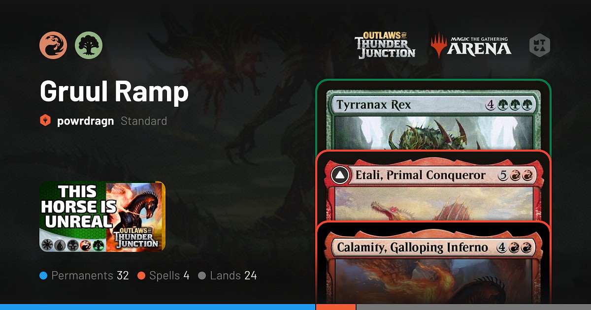 Standard Gruul Ramp Deck by powrdragn • MTG Arena Decks