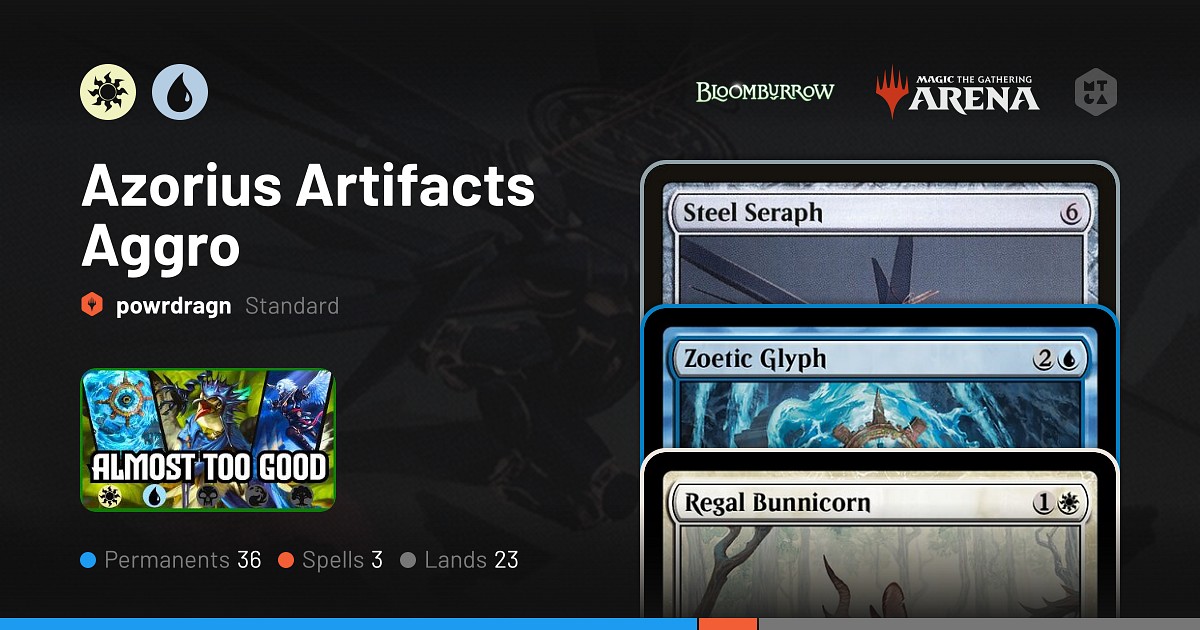 Standard Azorius Artifacts Aggro Deck by powrdragn • MTG Arena Decks