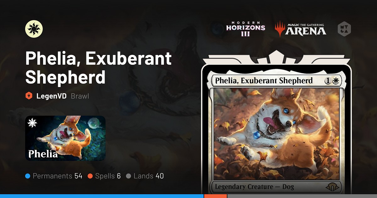 Brawl Phelia, Exuberant Shepherd Deck by LegenVD • MTG Arena Decks