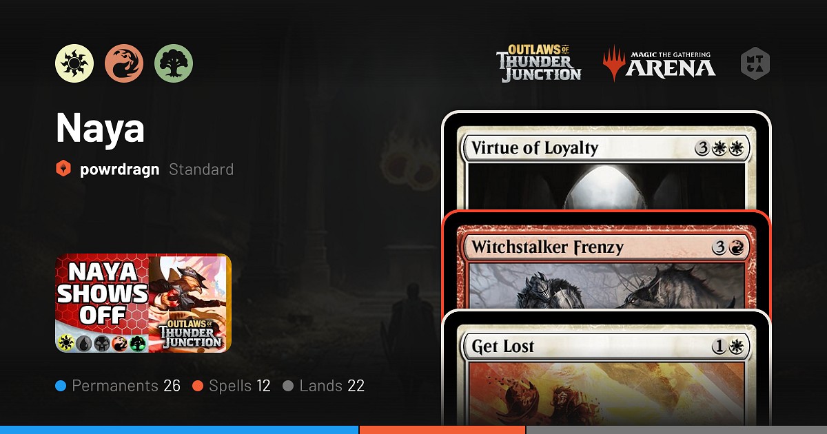 Standard Naya Deck by powrdragn • MTG Arena Decks