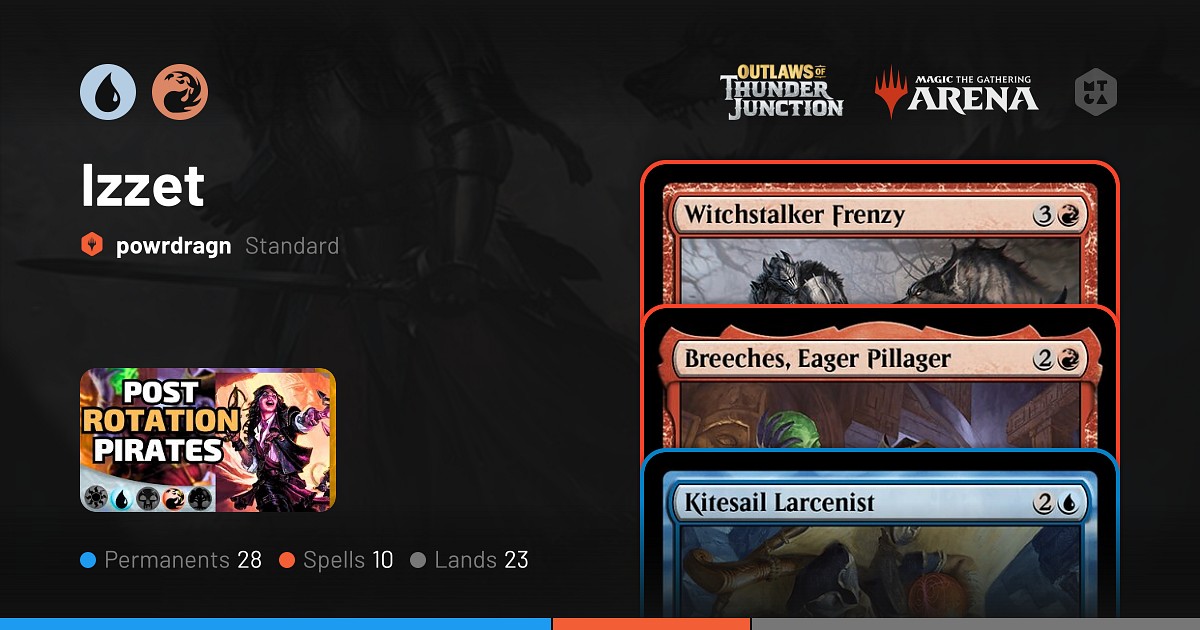 Standard Izzet Deck by powrdragn • MTG Arena Decks
