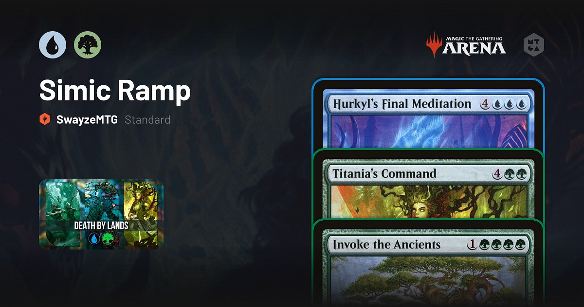 Standard Simic Ramp Deck by SwayzeMTG • MTG Arena Decks