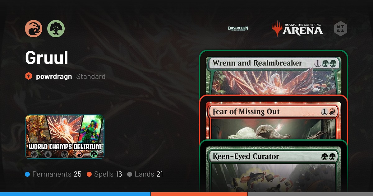 Standard Gruul Deck by powrdragn • MTG Arena Decks