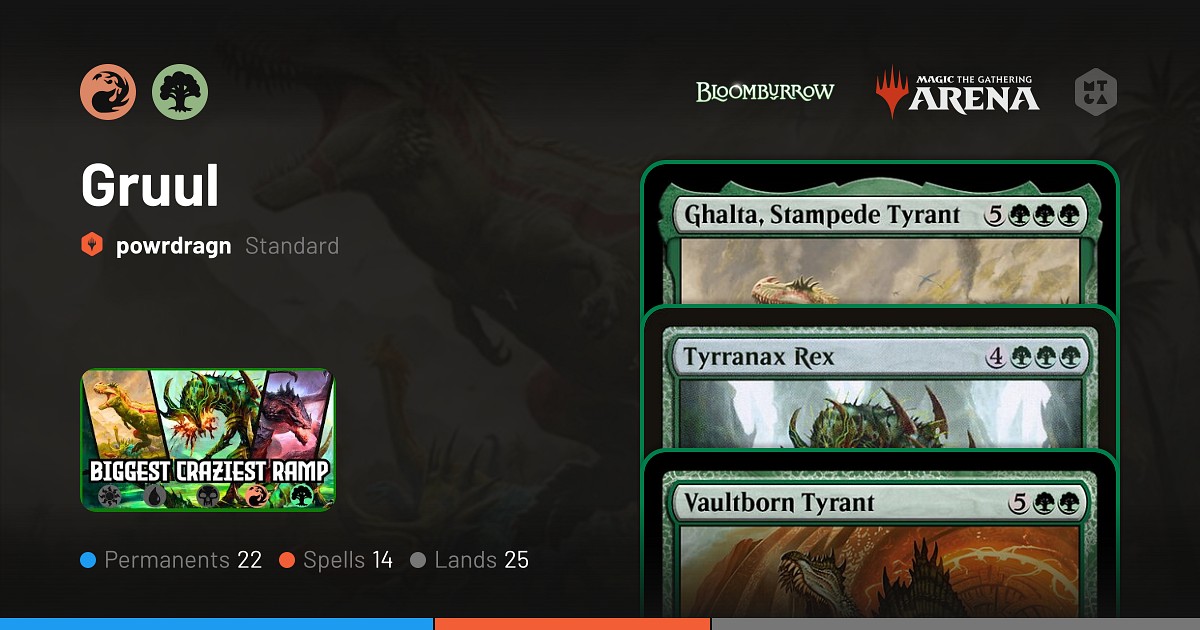Standard Gruul Deck by powrdragn • MTG Arena Decks