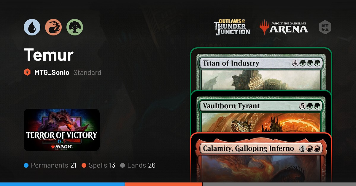 Standard Temur Deck by MTG_Sonio • MTG Arena Decks