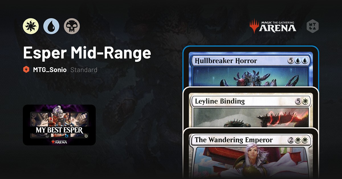 Standard Esper Mid-Range Deck by MTG_Sonio • MTG Arena Decks