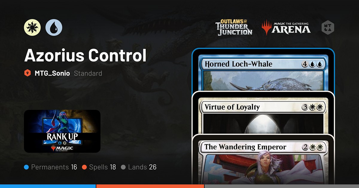 Standard Azorius Control Deck by MTG_Sonio • MTG Arena Decks