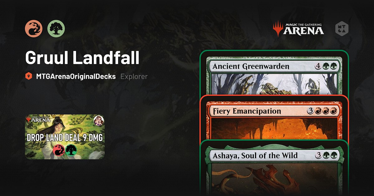 Explorer Gruul Landfall Deck by MTGArenaOriginalDecks • MTG Arena Decks