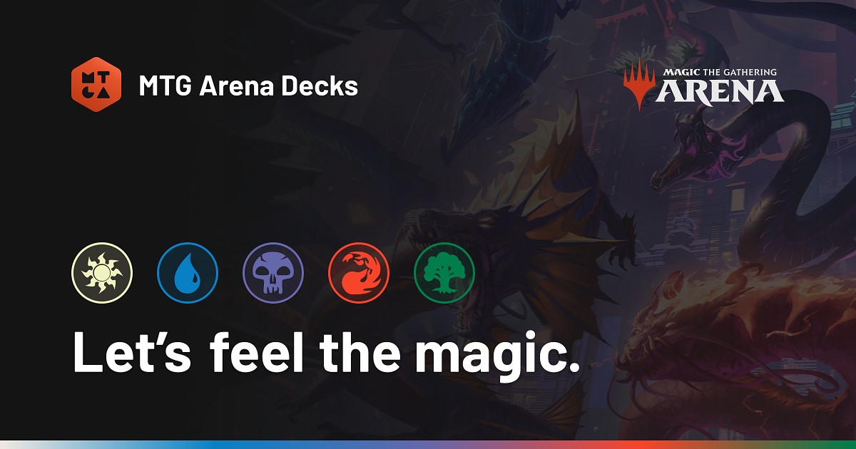 Magic: The Gathering Arena Decks.